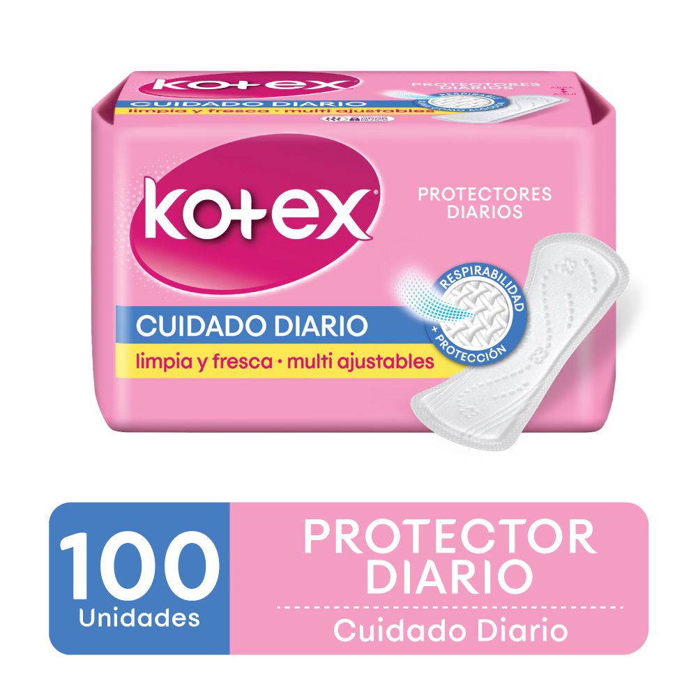 Protector diario cuidado diario (100 unidades)