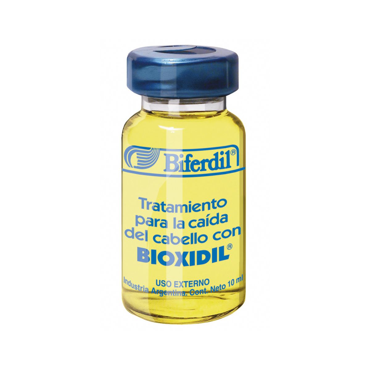 Locion tratamiento para caida con bioxidil 10 ml 6 unidades