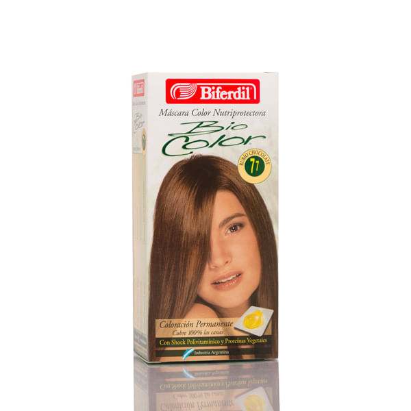 Kit coloracion bio color 7.7 rubio chocolate