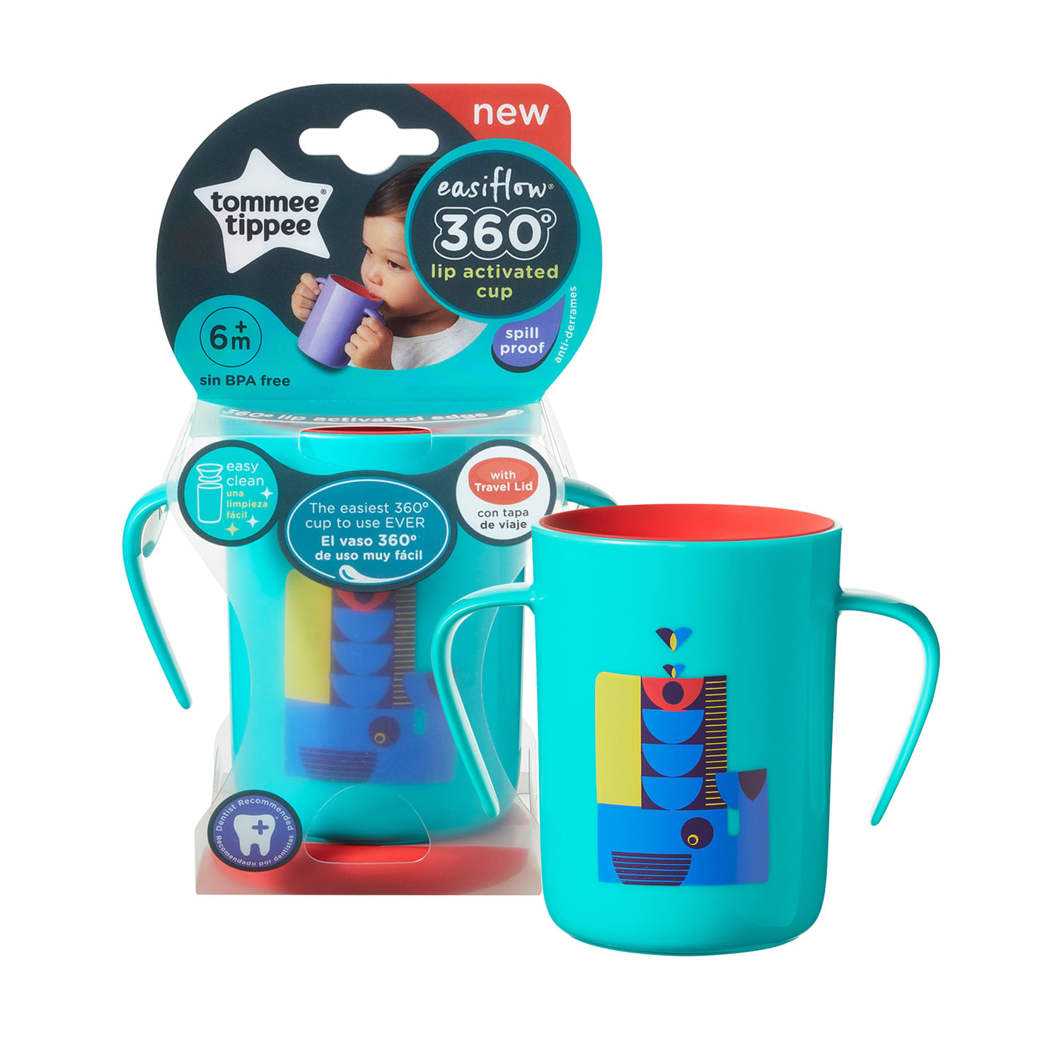 Vaso 360 con asas ballena