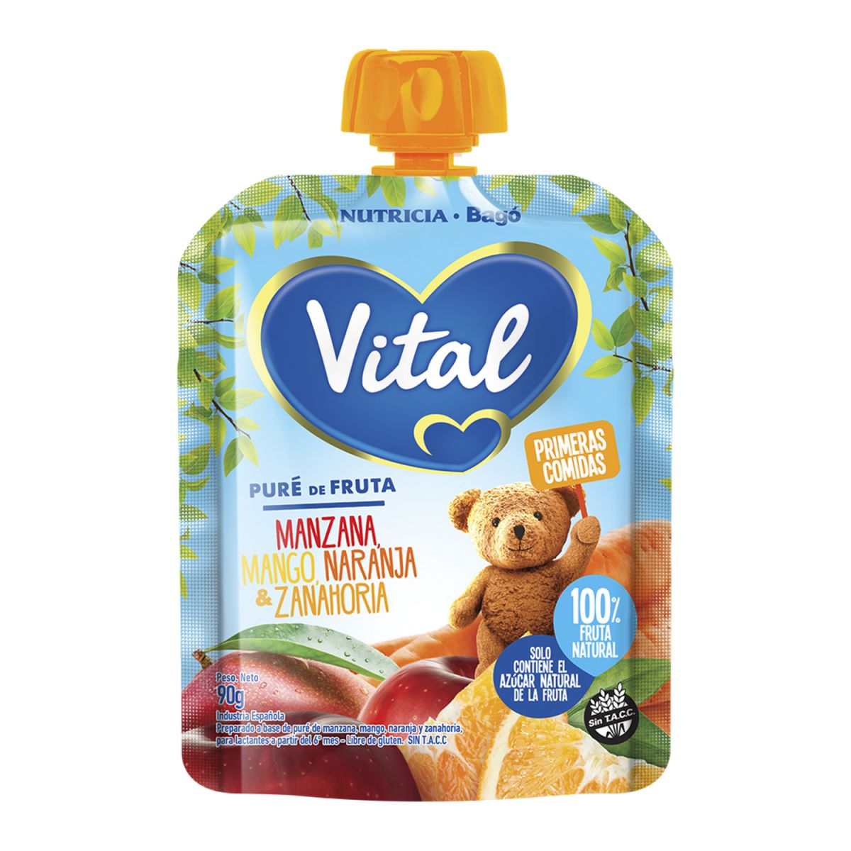 Pure de frutas cocktail por 90 ml