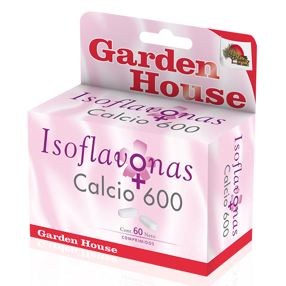 Isoflavonas de soja + calcio 600 mg por 60 comprimidos