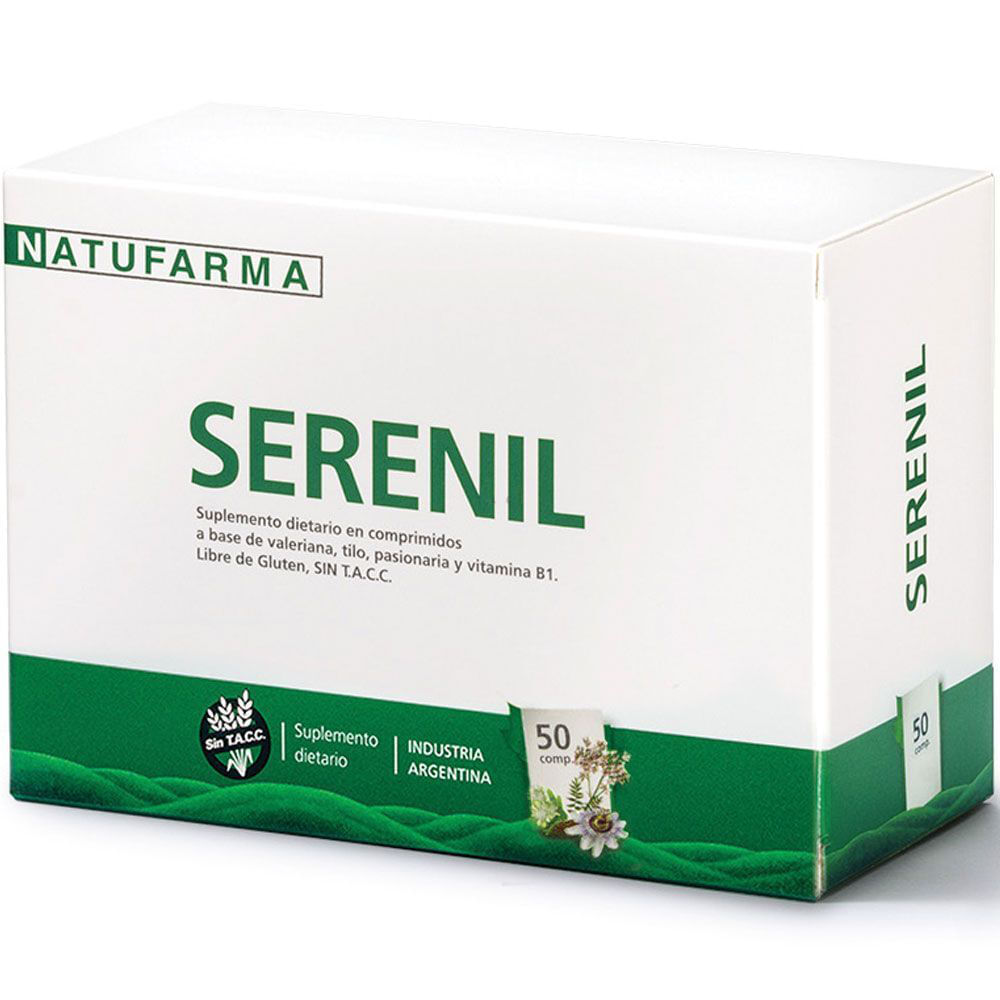 Suplemento dietario serenil (50 comprimidos)
