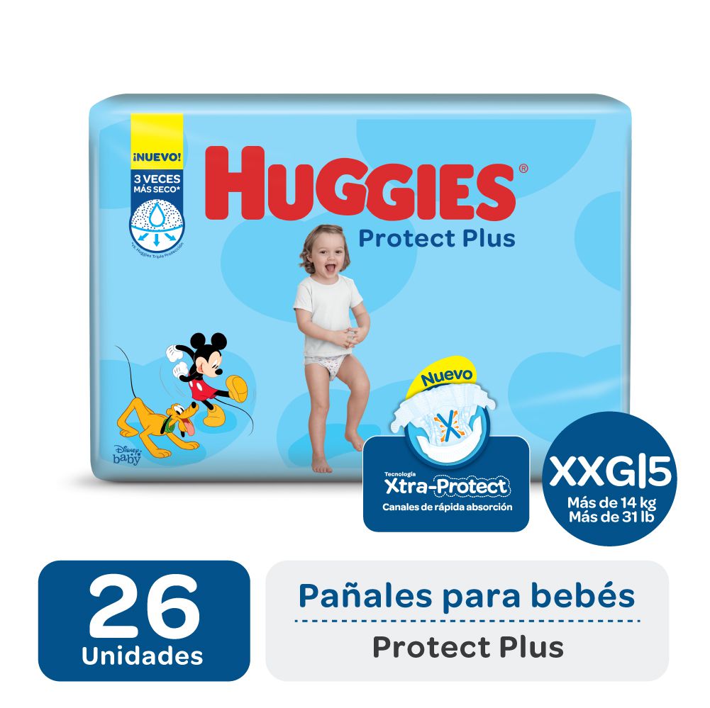 Panales protec plus talle xxg (26 unidades)