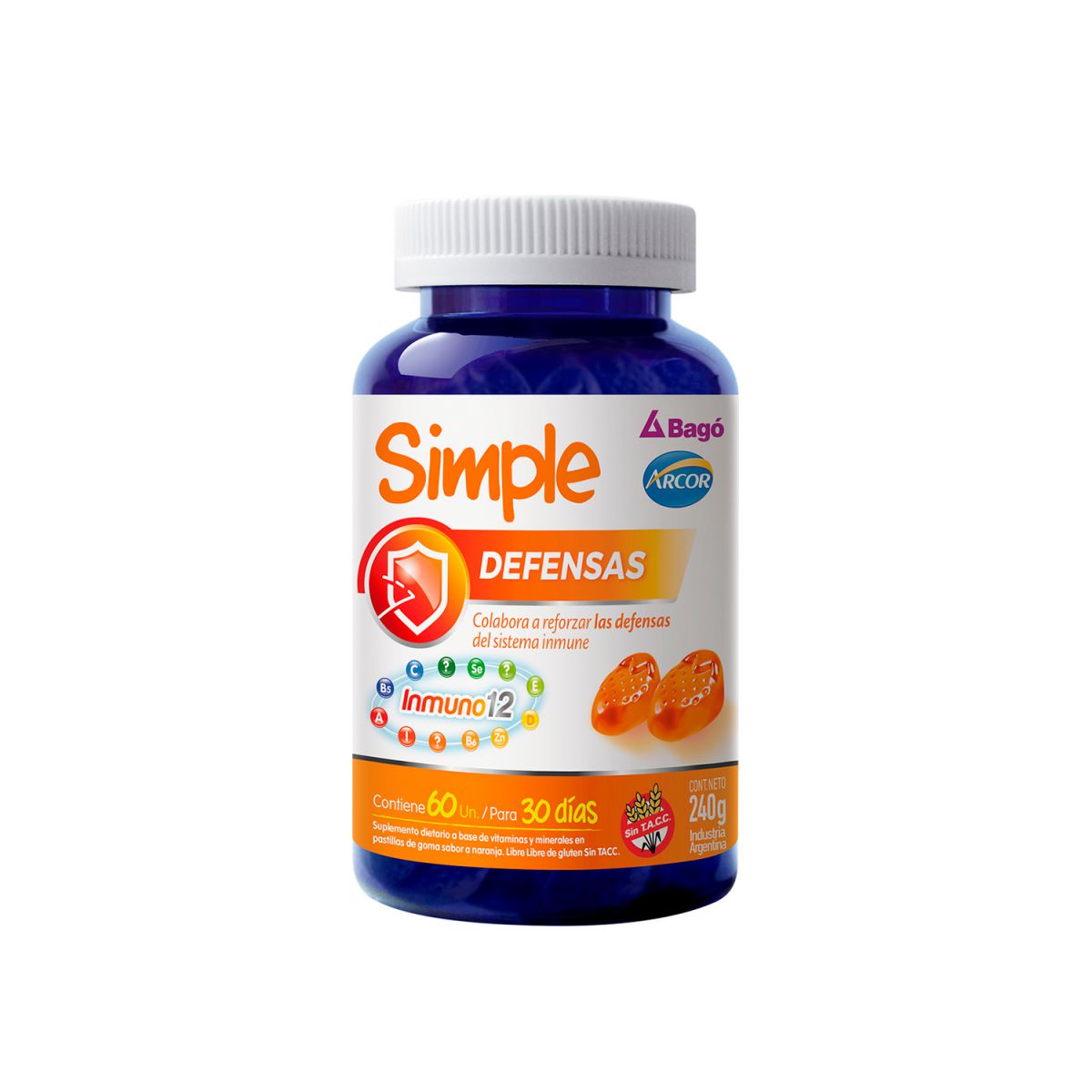 Suplemento dietario defensas (60 pastilla de goma)