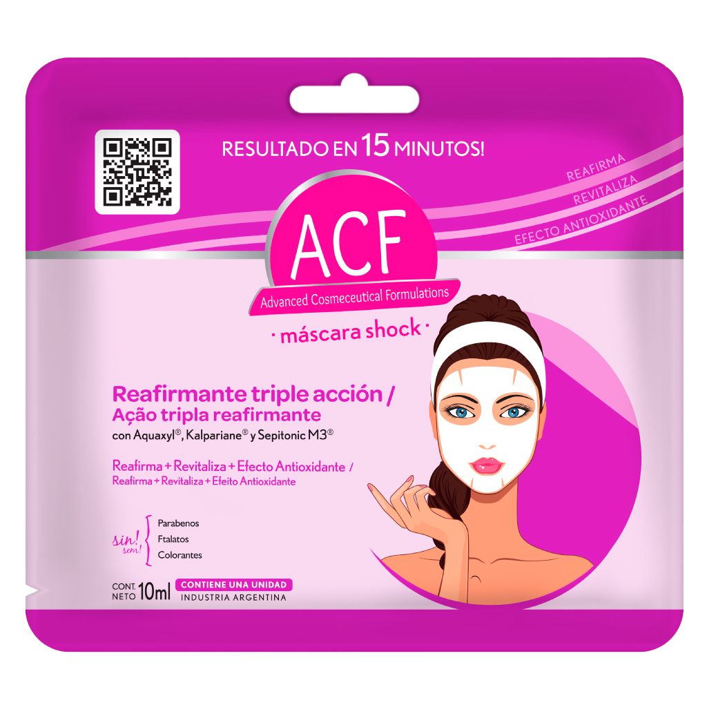 Mascara shock reafirmante triple acción