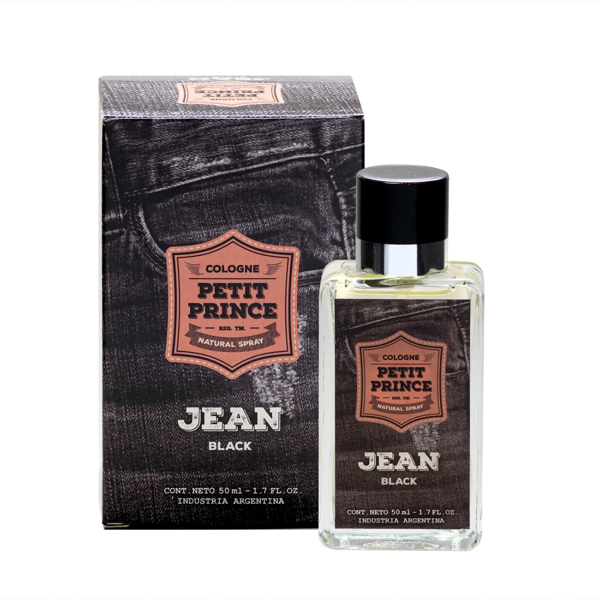 Colonia jean black 50 ml con vaporizador