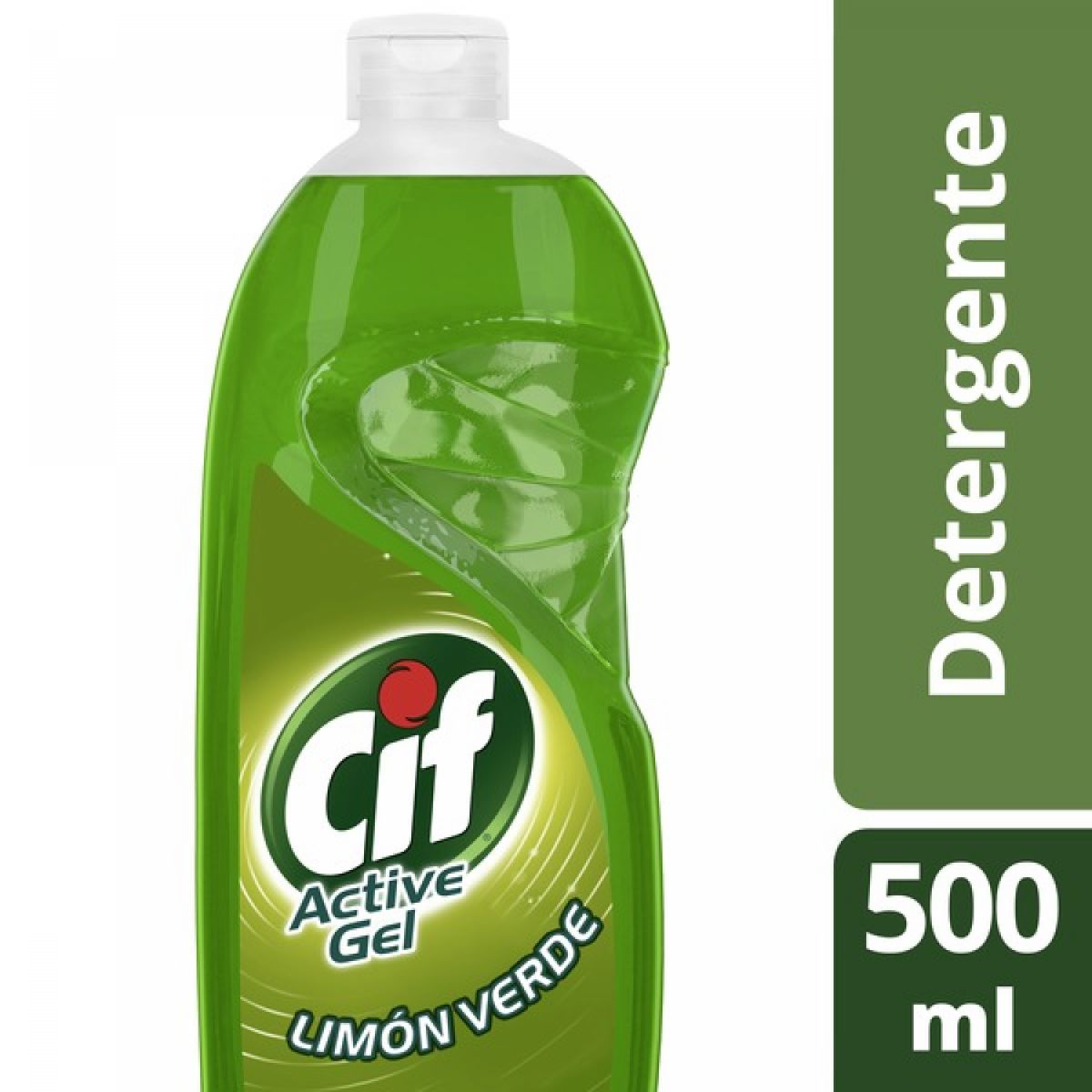 Detergente active gel limon verde 500 ml