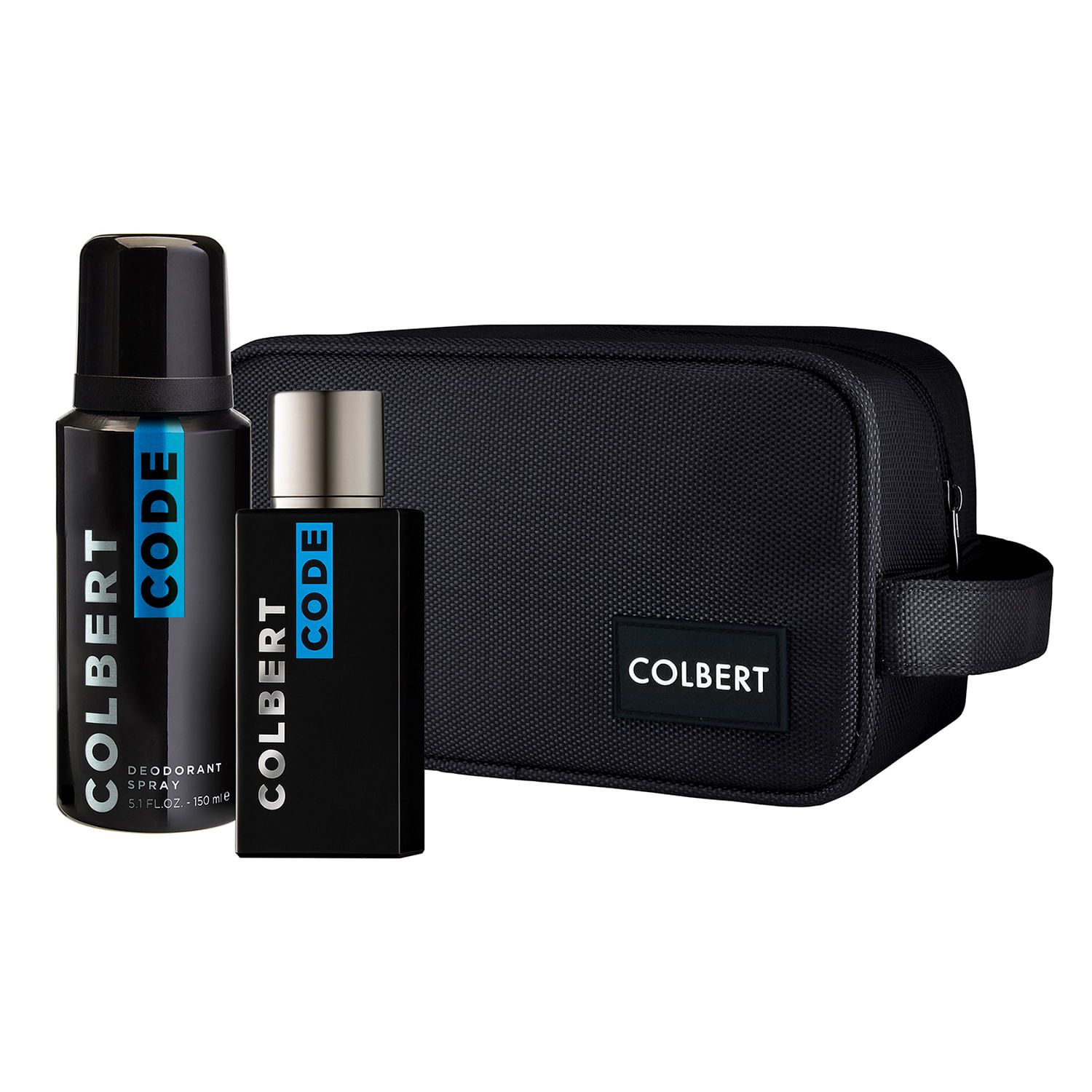 Fragancia masculina code necessaire edt 60 con vaporizador + deo 150ml