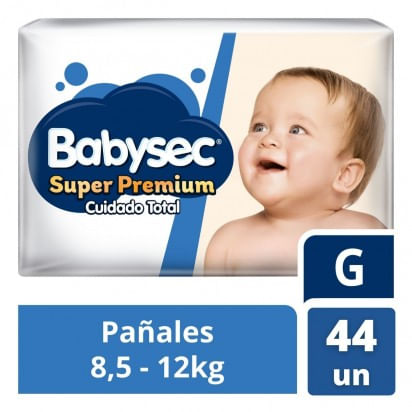 Panales super premium talle g (44 unidades)
