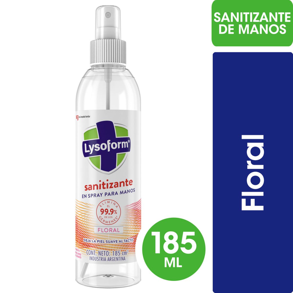Sanitizante floral spray 185 ml
