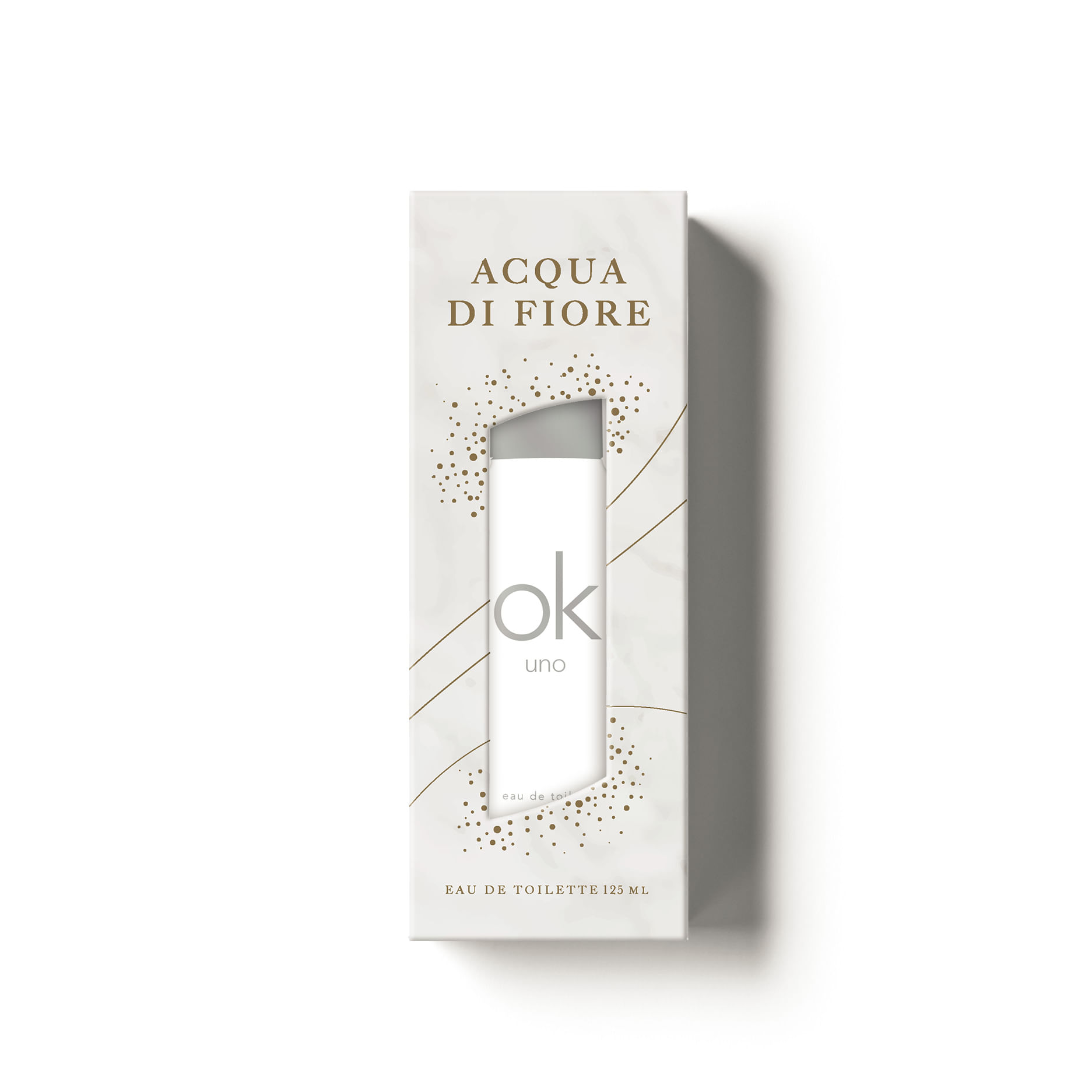 Fragancia ok uno edt body splash 125 ml con estuche