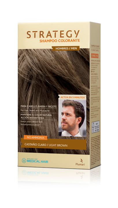 Shampoo color castaño claro