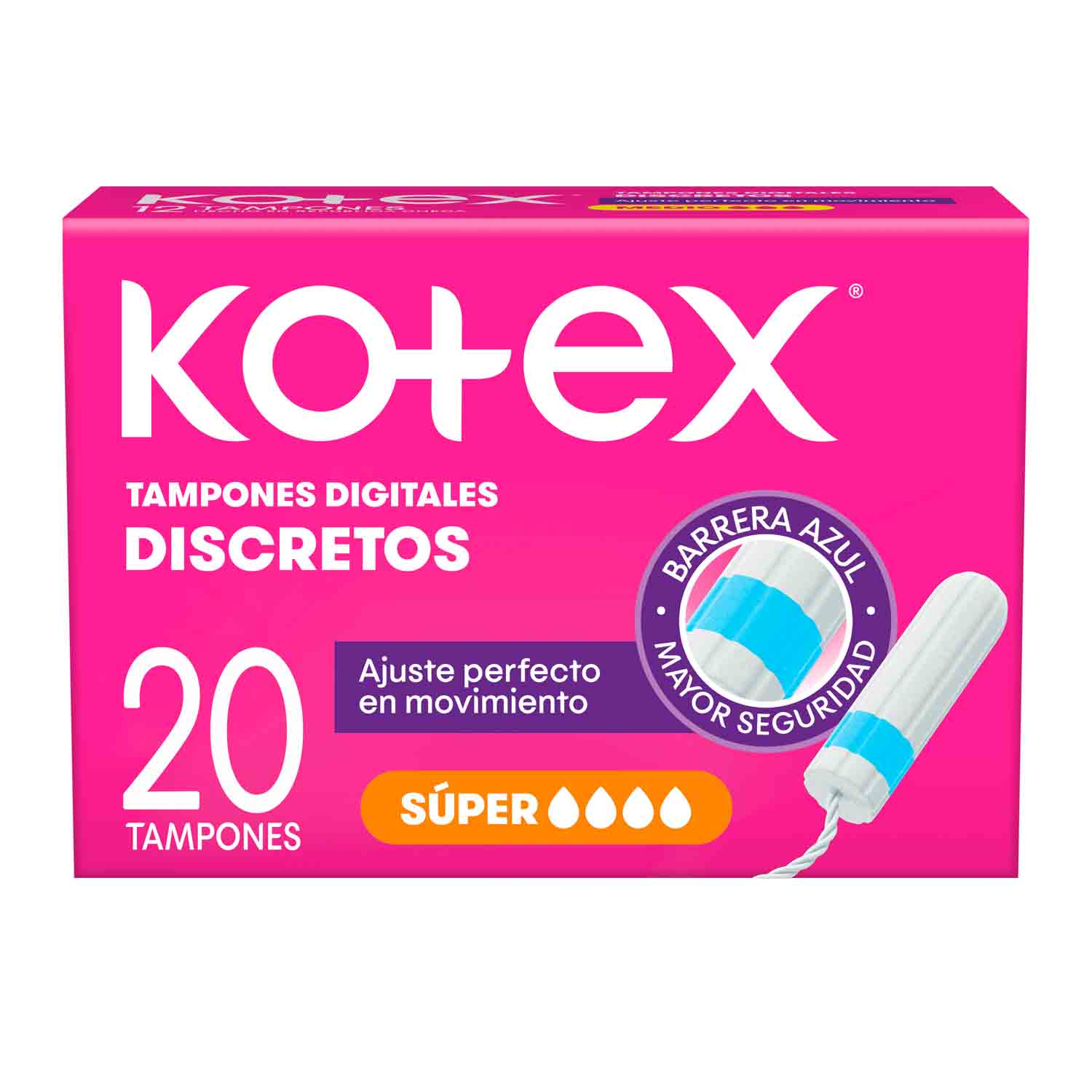 Tampones super (20 unidades)